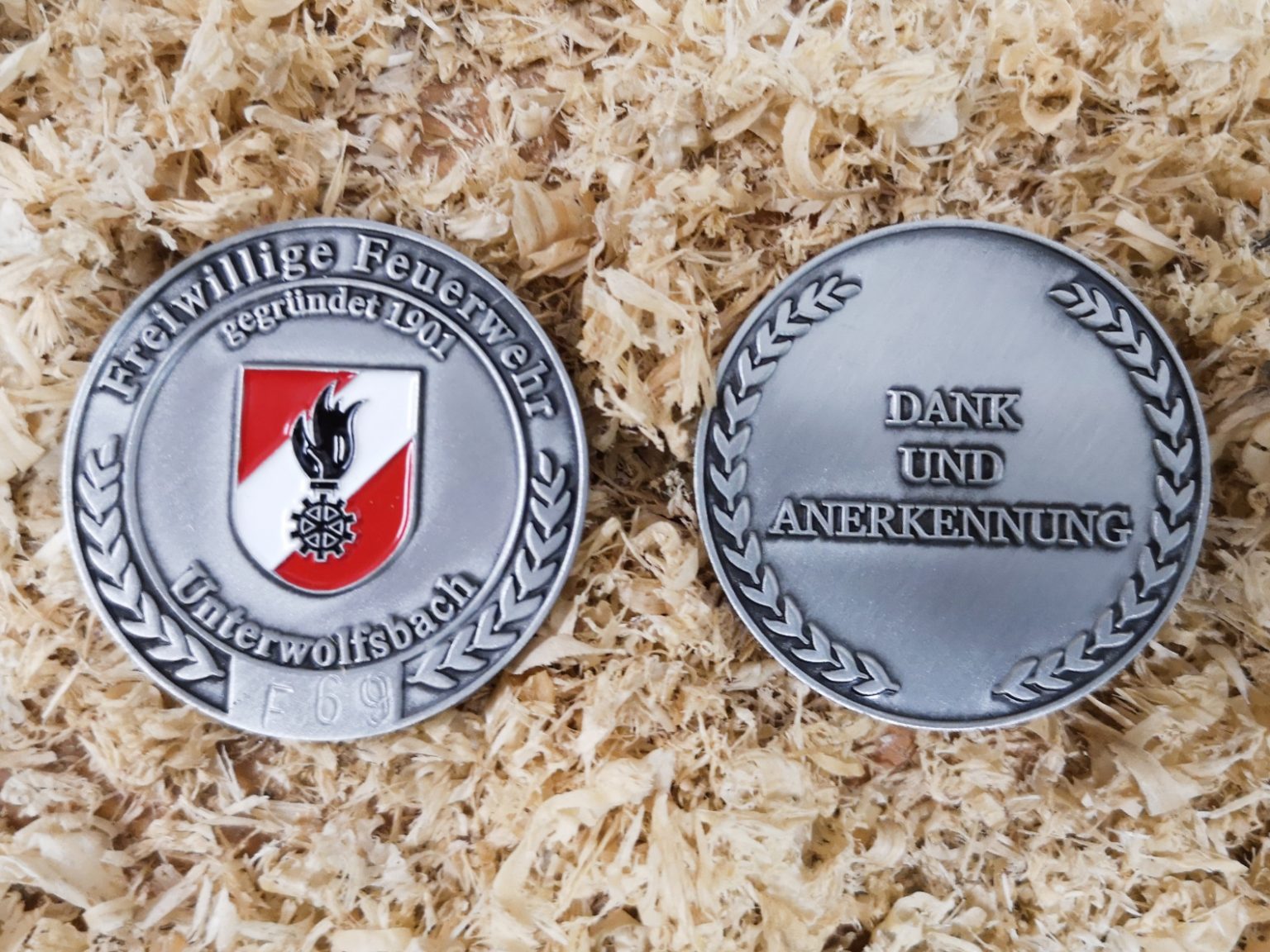 Ehrenmünze – FF Unterwolfsbach